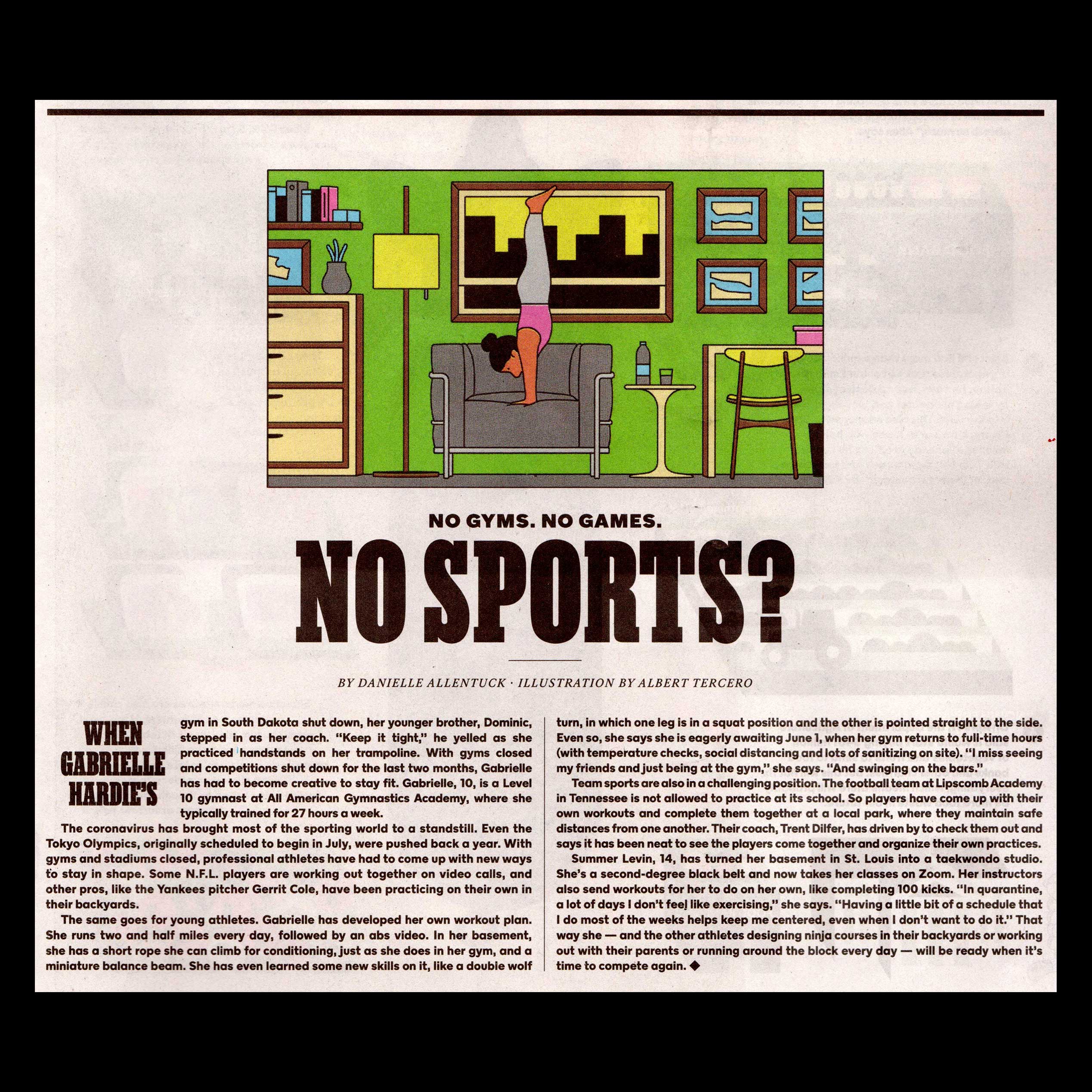 Albert Tercero — The New York Times for Kids – No gyms. No games. No ...