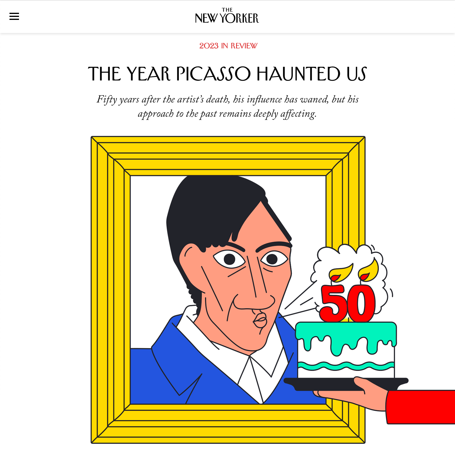 Albert Tercero — The New Yorker – Picasso